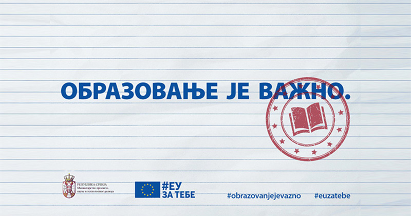 "Obrazovanje je važno"
